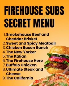 Firehouse Subs Secret Menu September 2025